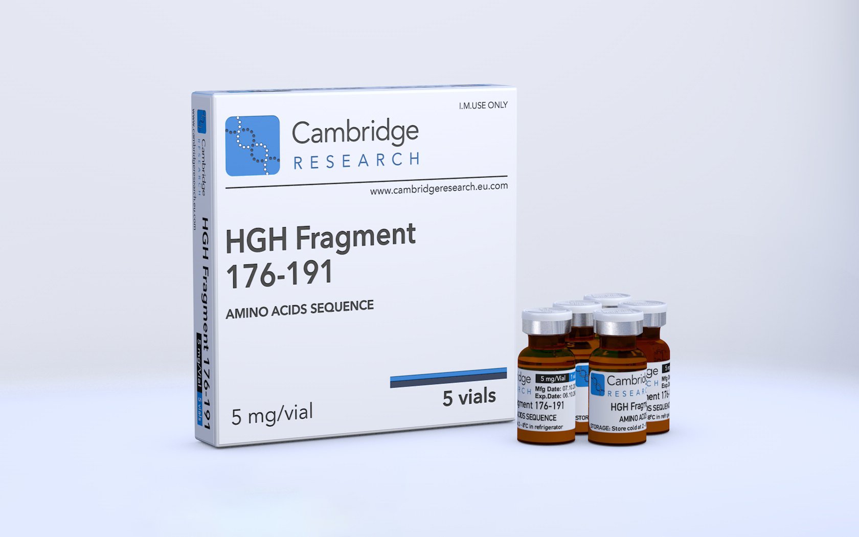 HGH Fragment 176-191 5 Vials - Cambridge Research EU